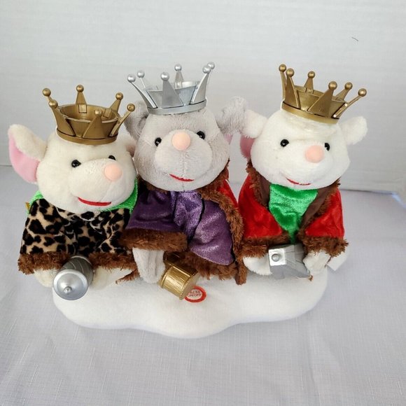 Gemmy | Holiday | Gemmy Animated 3 Mice Singing Dancing We Three Kings ...